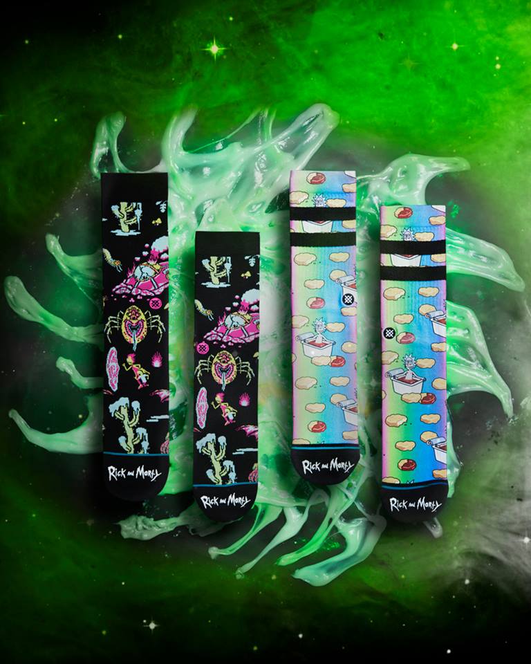 Rick And Morty Teams Up With Stance For Line Of Socks Available Now ...