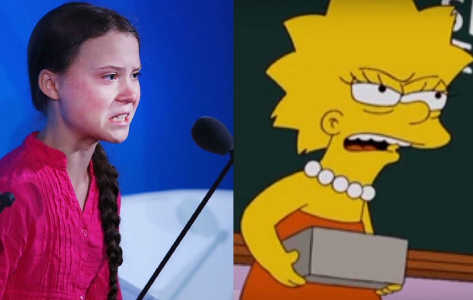 The Internet Is Drawing Comparisons Between Greta Thunberg and "Lisa ...