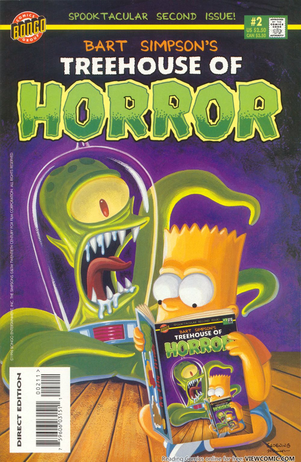 A Look Back at Treehouse of Horror Comic Books - Bubbleblabber