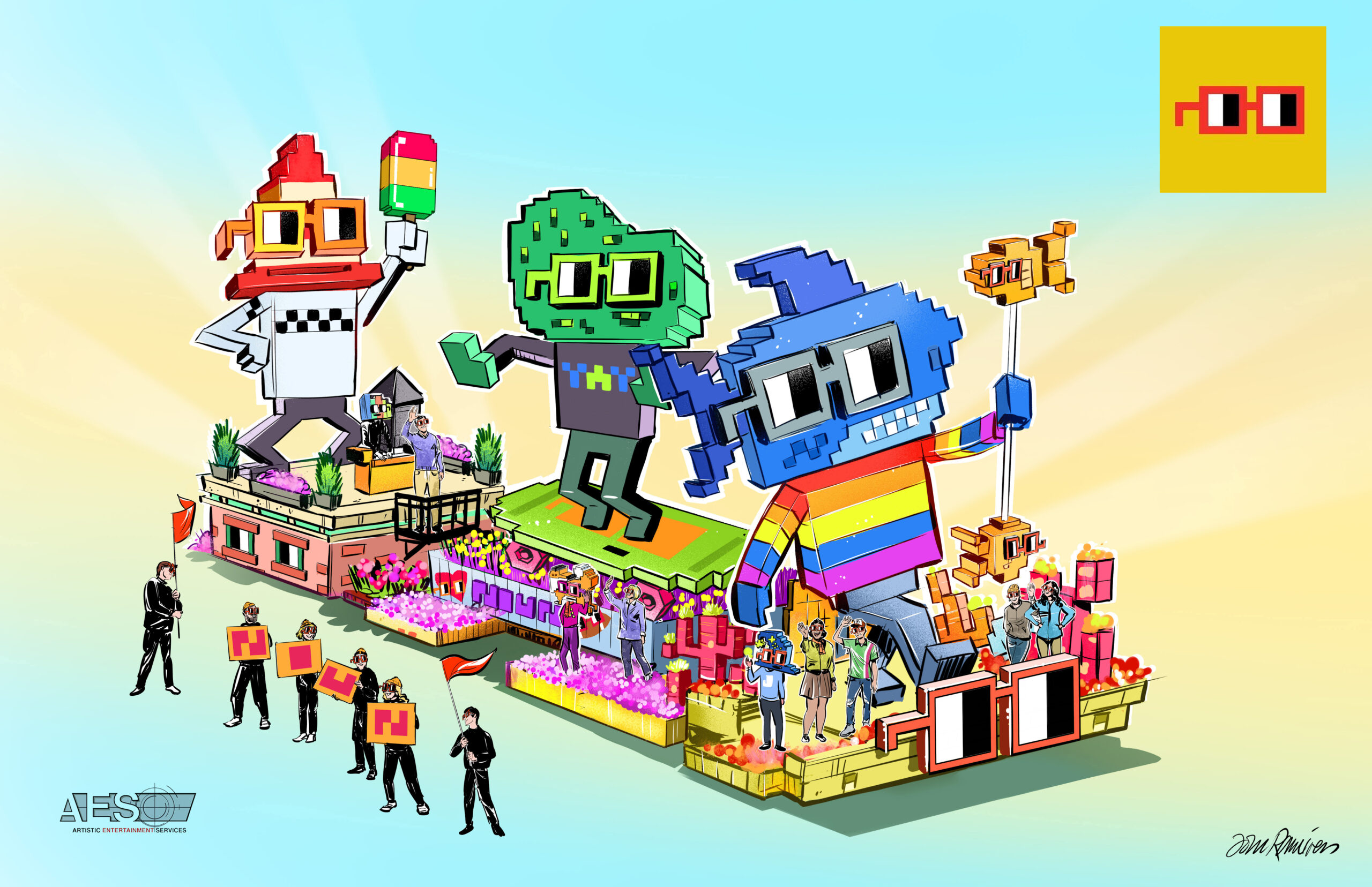 Stoopid Buddy Stoodios Brings the Nouns DAO Art Project into the Real ...