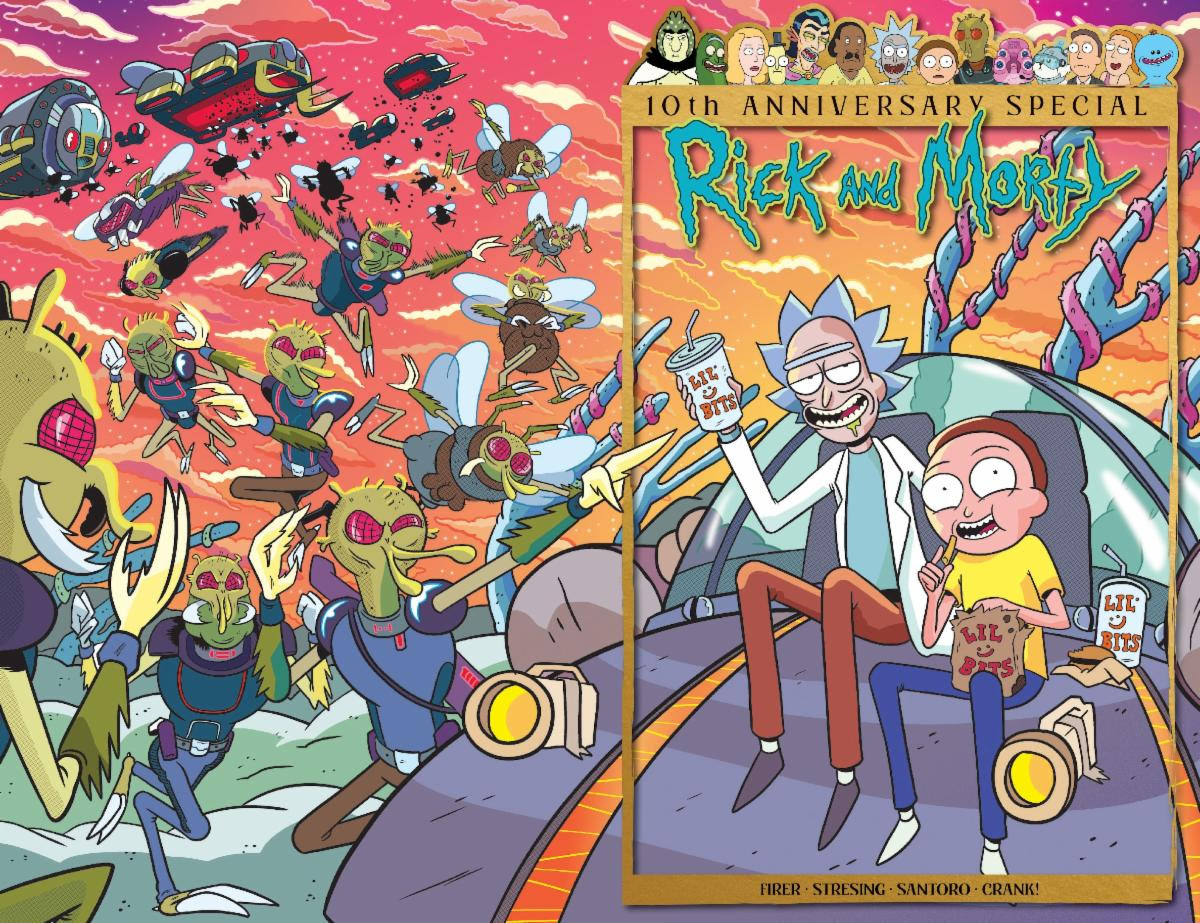 Rick and Morty Comics Announces Tenth Anniversary Special - Bubbleblabber