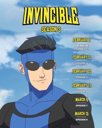 Invincible Season Three: Prime Video Unveils Additional Cast And Release Schedule - Bubbleblabber