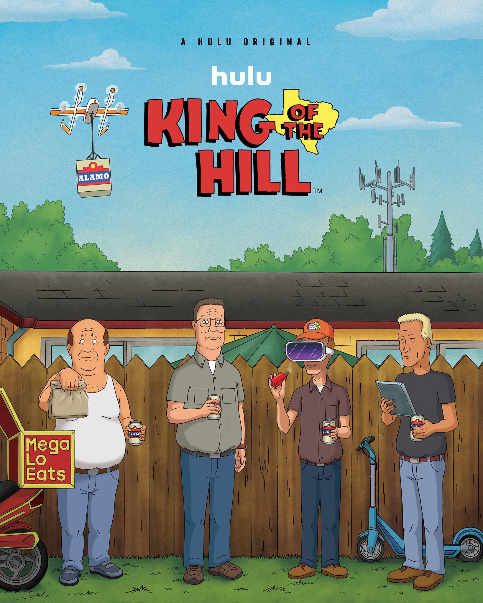 Hulu’s King Of The Hill Reboot Shows Off First Key Art - Bubbleblabber