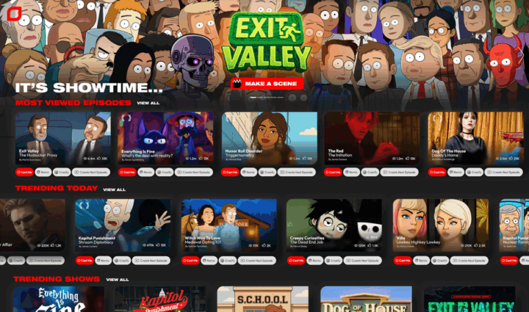 Amazon Backs Fable’s “Netflix of AI” with Launch of Satirical Series Exit Valley - Bubbleblabber